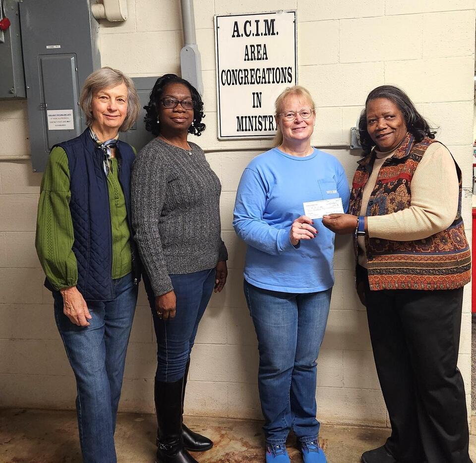Donation to ACIM by Oxford Woman's Club - NewsBreak