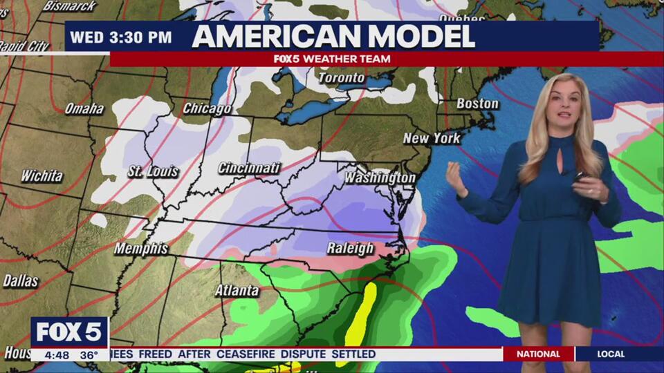 DC snow forecast: All eyes on midweek winter storm - NewsBreak