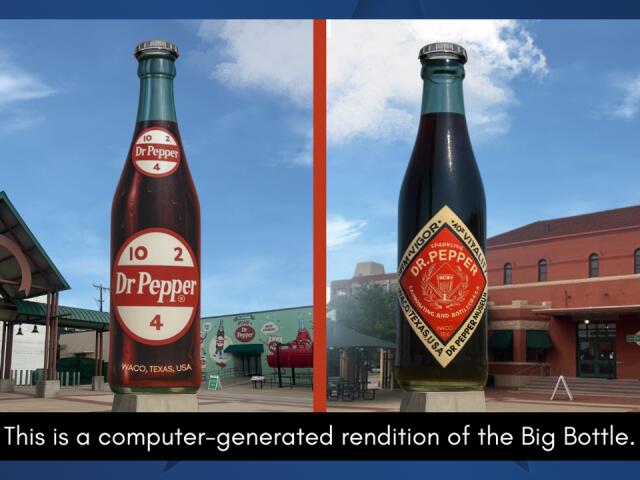 Dr Pepper Museum to unveil 23-foot-tall 'Big Bottle' for 35th Birthday ...