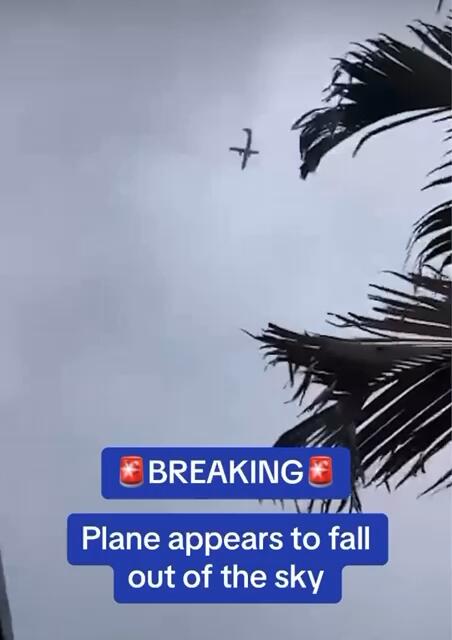 dailymail A passenger plane appeared to fall out of the sky in footage ...