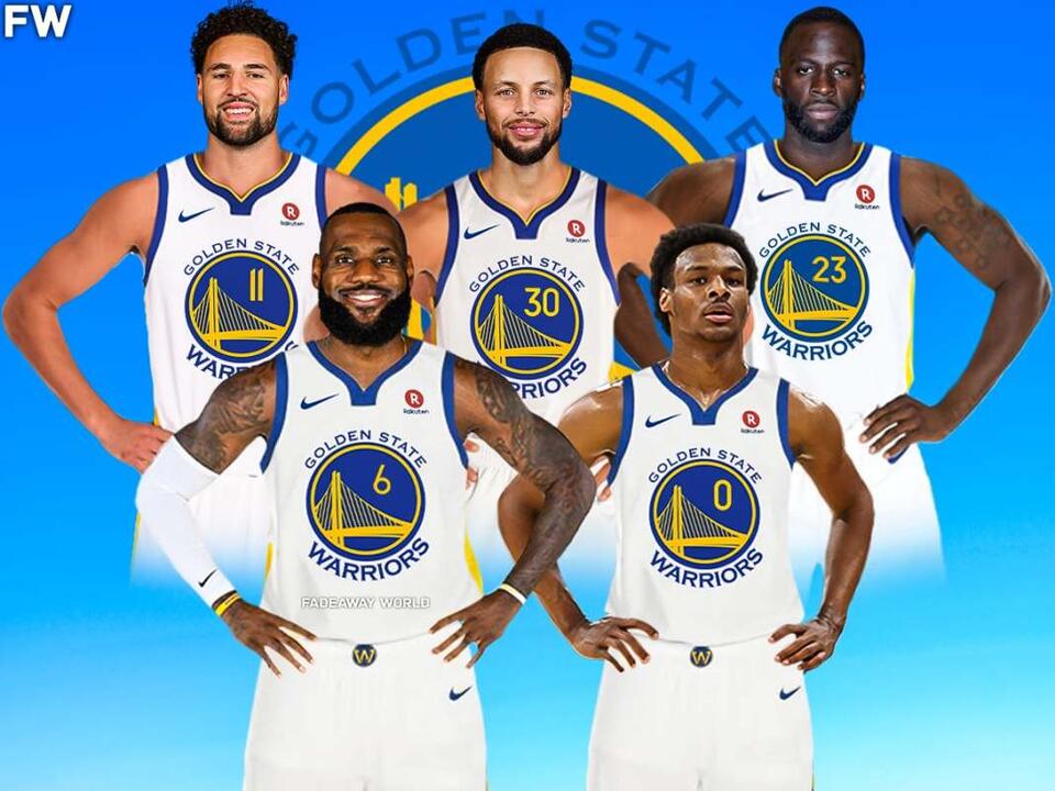 Warriors Dream Scenario: Draft Bronny, Land LeBron James In A ...