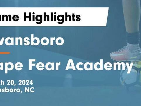 Soccer Game Preview: Cape Fear Academy Plays at Home