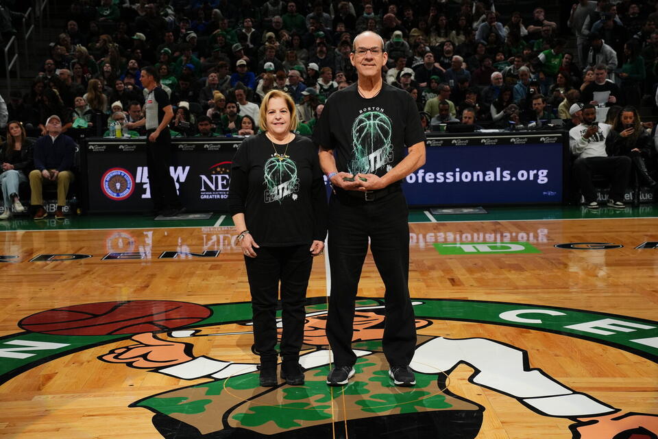 Boston Celtics Honor East Providence Residents Carl and Maureen Sweeney ...