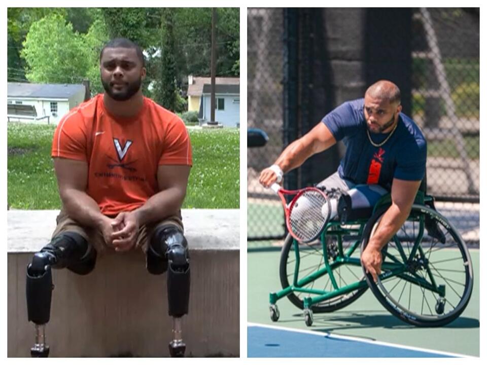 College student makes his own prosthetic legs to carry himself to ...