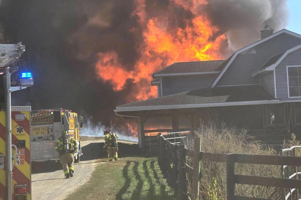Fire Blazes Through Union Vale Farm, Claims Life of 5 Animals - NewsBreak