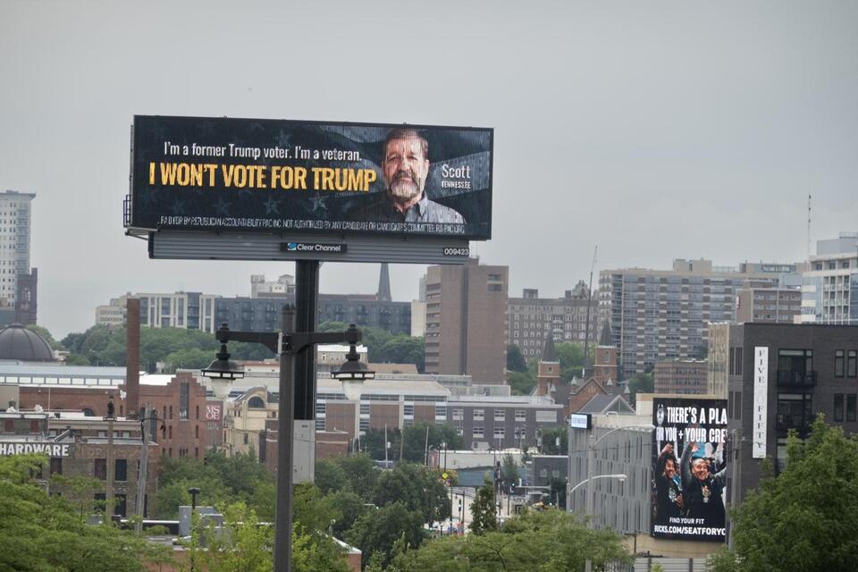 Trump to Get Billboard-Size Reminder of His Unpopularity at RNC - NewsBreak