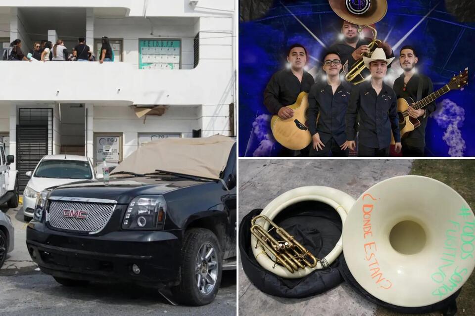 Bodies of 5 missing musicians of Mexican regional music band are found ...