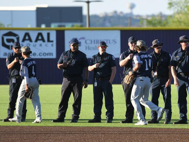 SMHS Baseball honors fallen officers with special uniforms