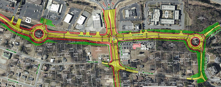 Roundabouts on Hwy. 21 will be completed in Winter 2027 - NewsBreak
