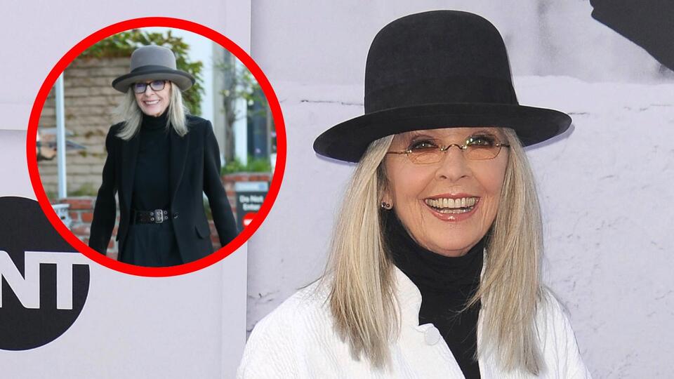 Diane Keaton Wore Her Signature Turtleneck Look in Last Public ...