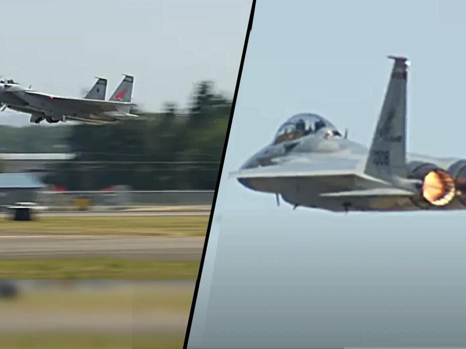 Oregon's 142nd Wing unveils new F-15EX Eagle fighter jet, first mission ...