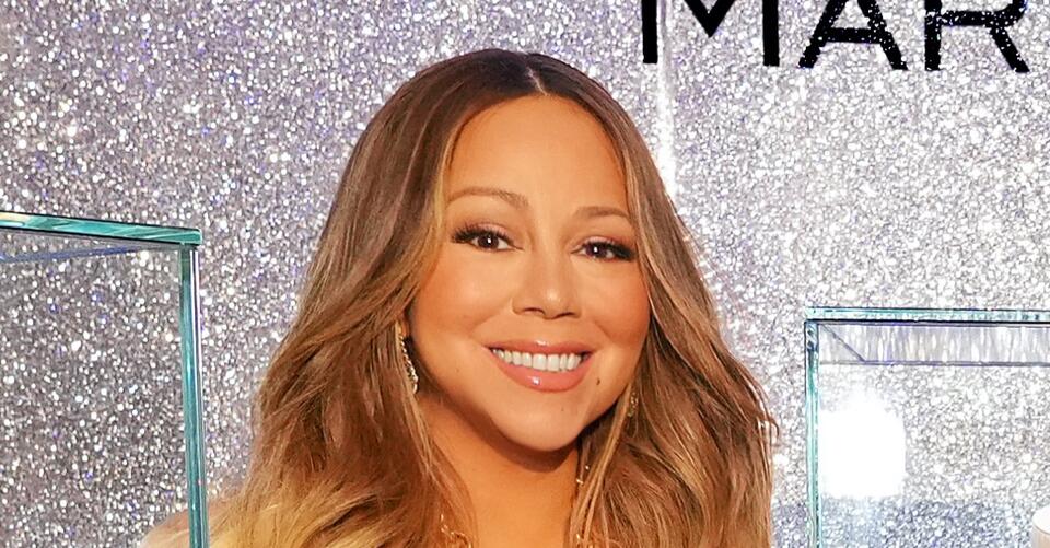 Mariah Carey Glitters in Diamonds and Louboutin Platforms to Launch Her ...
