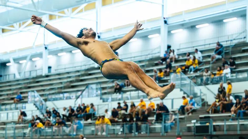 WVU’s Christian Torres wins 1-meter at Rutgers Diving Invitational ...