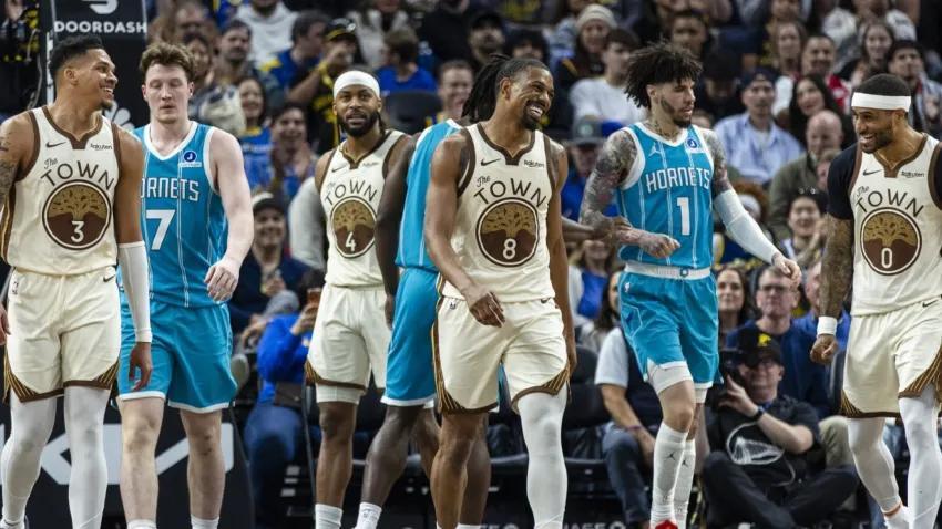 Highlights: Warriors sink 23 three-pointers in win over Hornets - NewsBreak