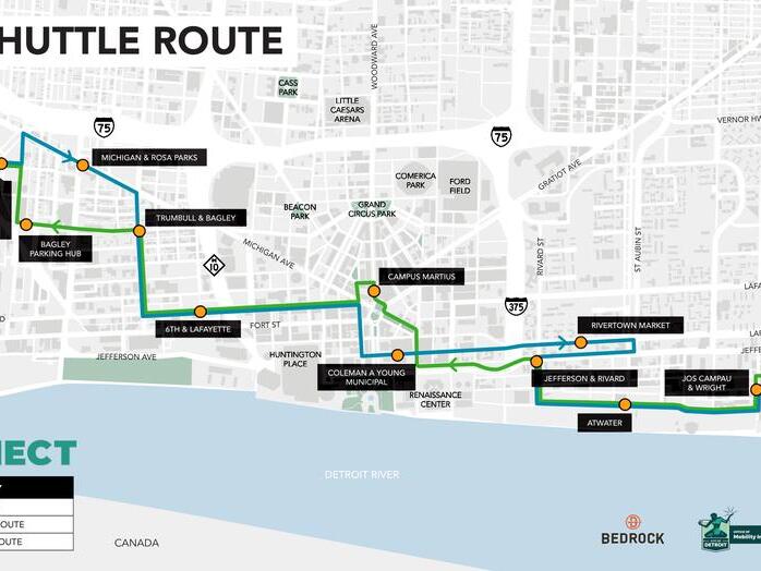 Detroit's autonomous shuttle service offering rides in downtown begins ...