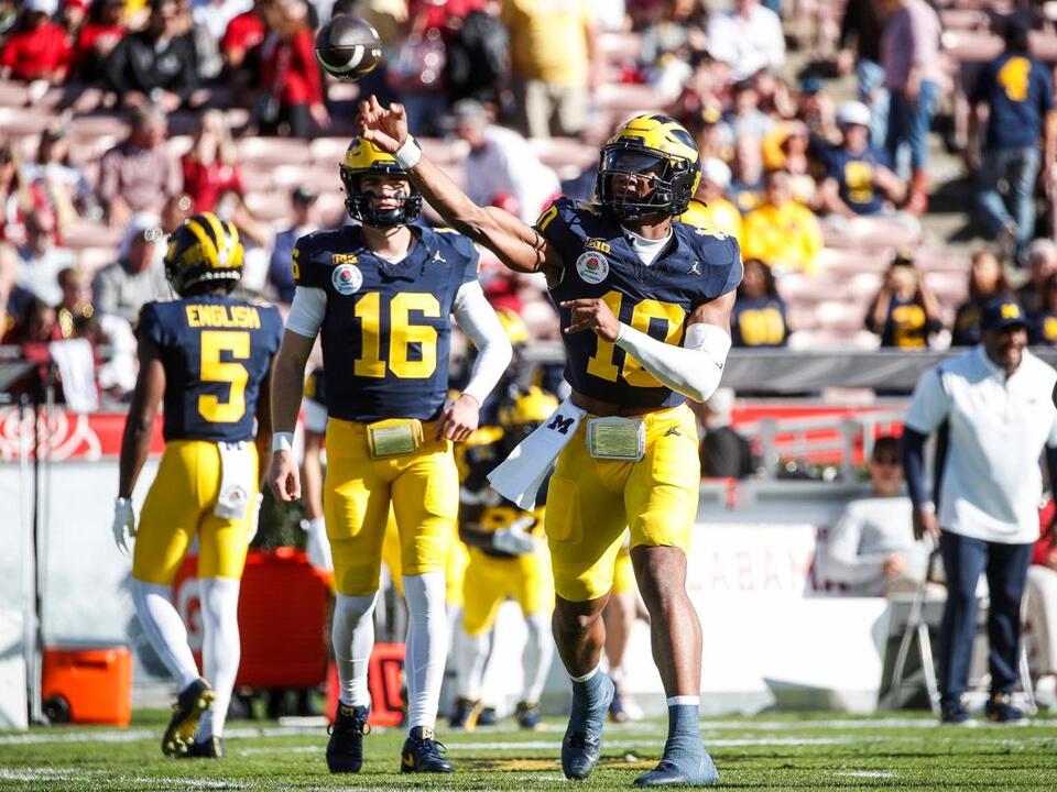 Michigan Football Quarterback Alex Orji Trending Upwards
