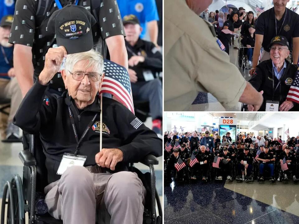 Dozens of World War II vets — including 107-year-old — fly to France ...