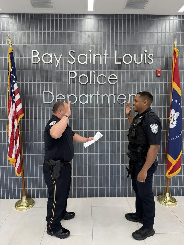 Two new officers sworn in to Bay St. Louis Police - NewsBreak