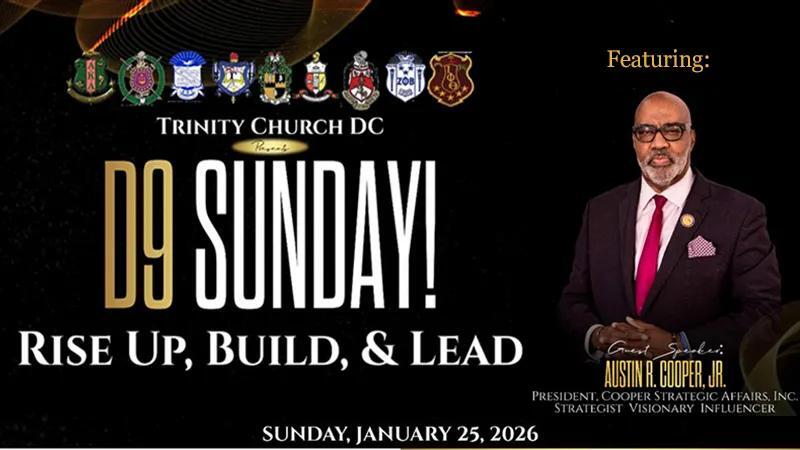 Don’t Miss D9 Sunday at Trinity Church DC: Faith, Service & The Divine ...