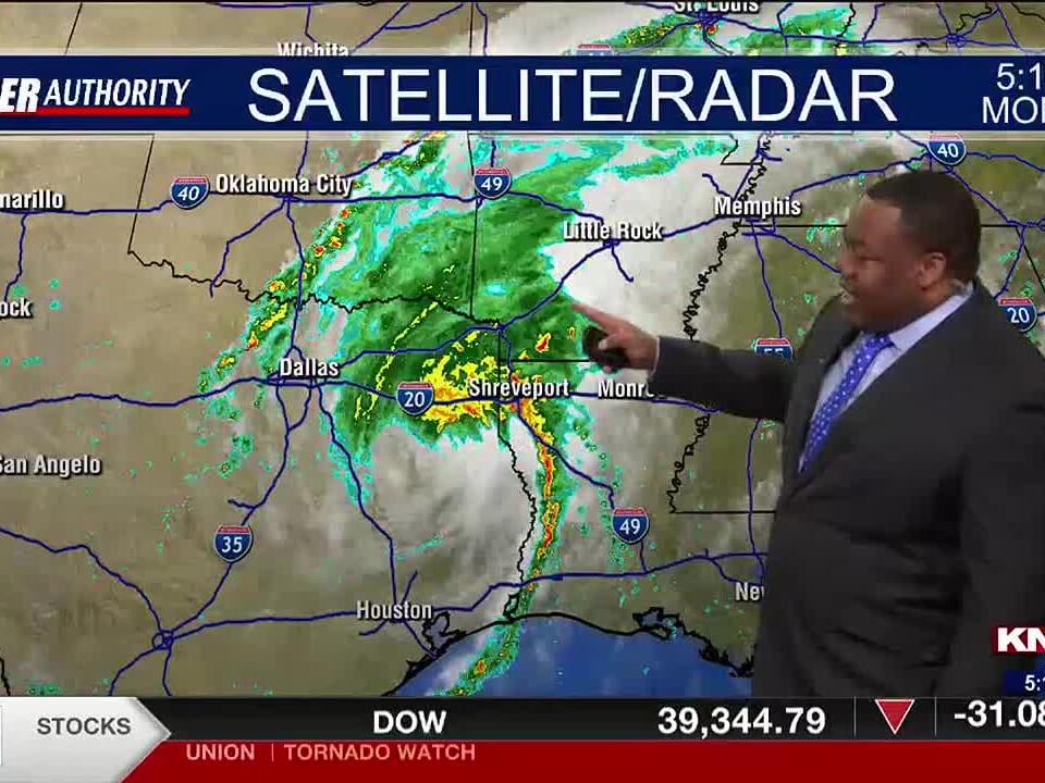 KNOE Monday Evening Forecast with Chief Meteorologist Marcus Walter