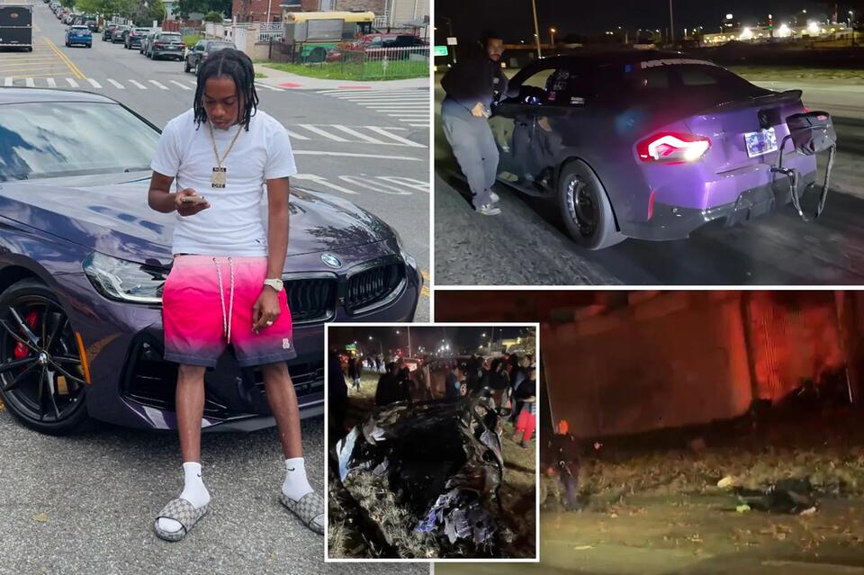 NY YouTuber Andre Beadle dead at 25 after crashing BMW during street ...