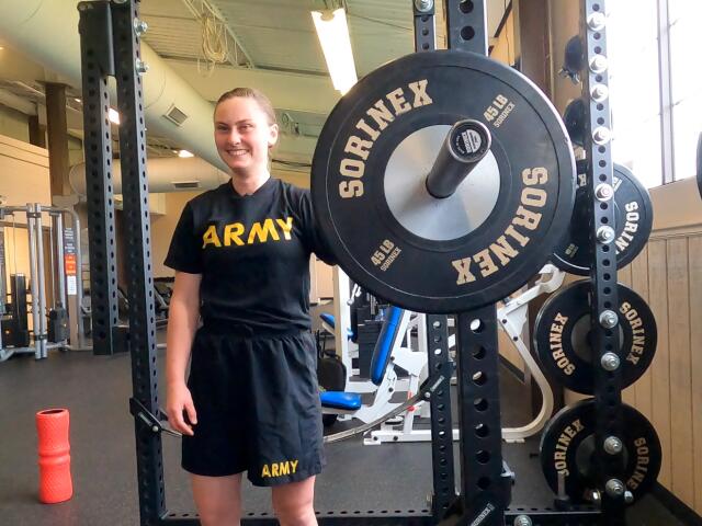 Sergeant, firefighter and powerlifter, Chloe Barnes is a woman in ...