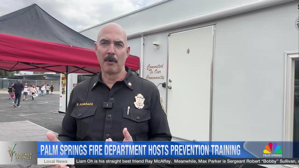 Palm Springs Fire Department Teaches Fire Safety to Third Graders ...