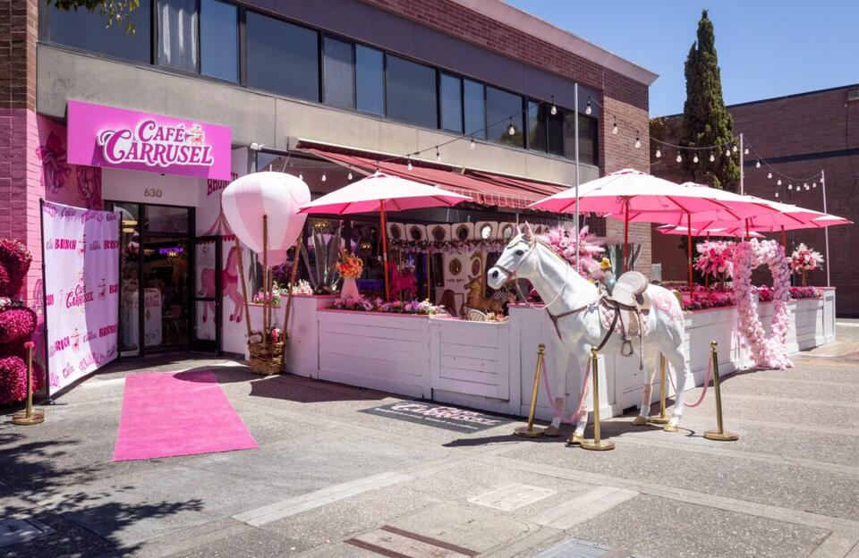 Café Carrusel Brings Barbiecore Brunch To Downtown Santa Rosa Newsbreak