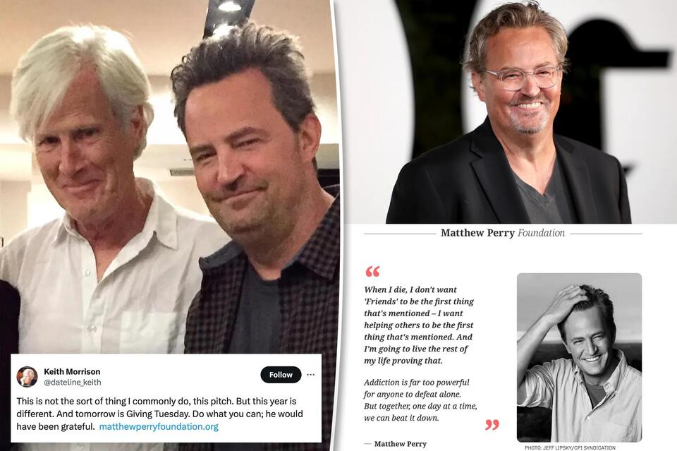 Matthew Perry’s stepdad Keith Morrison speaks out one month after his ...