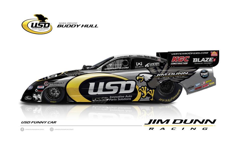 JIM DUNN RACING CARRYING USD BRANDING INTO NHRA ARIZONA NATIONALS ...