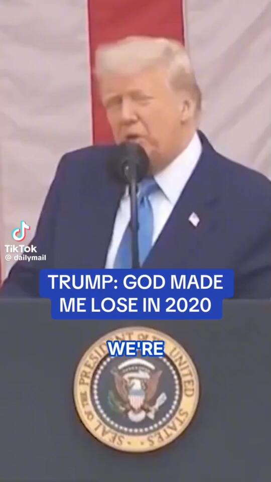 President Donald Trump is now thanking God that he missed the last four ...