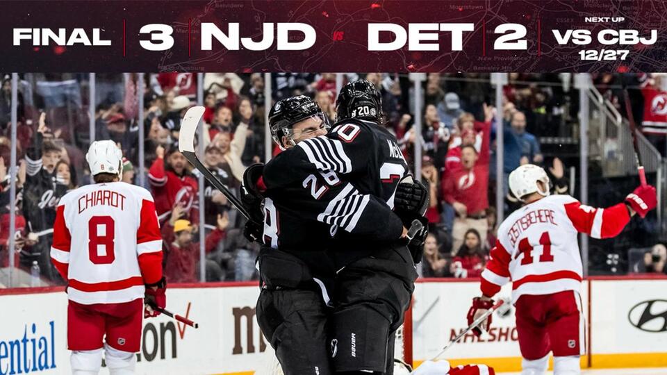 Meier, Toffoli Send Devils into Break on a High Note | GAME STORY ...