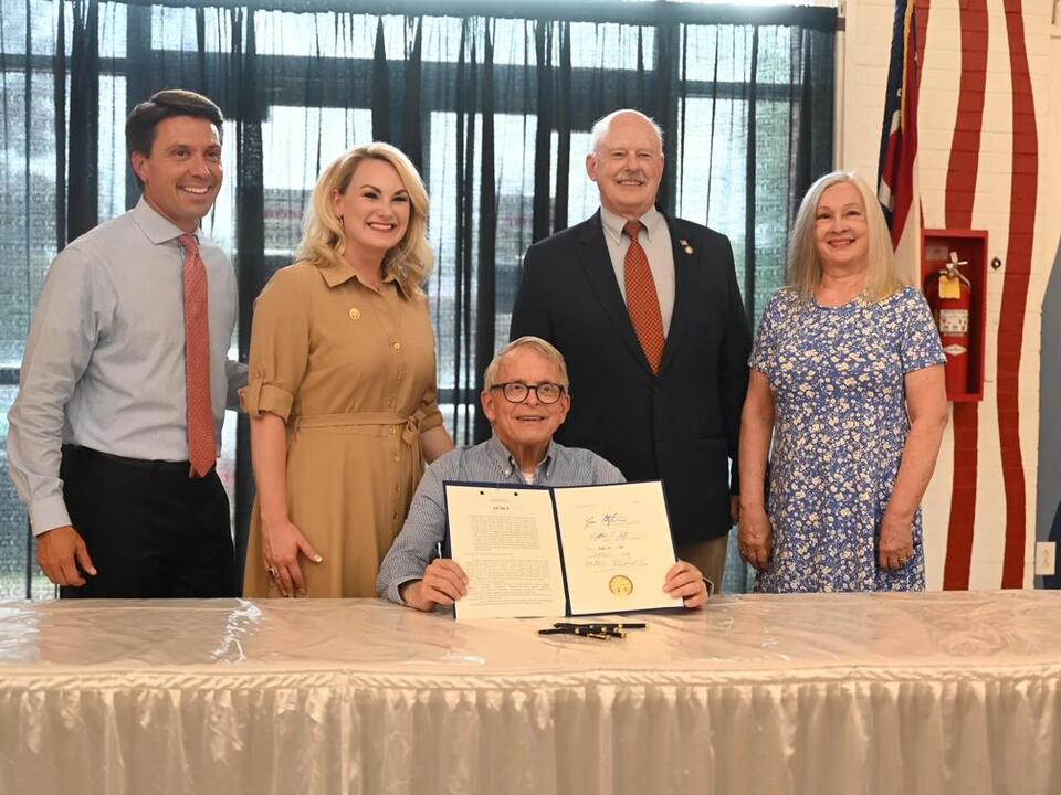 Gov. DeWine signs State Rep. Melanie Miller’s 1st bill into law