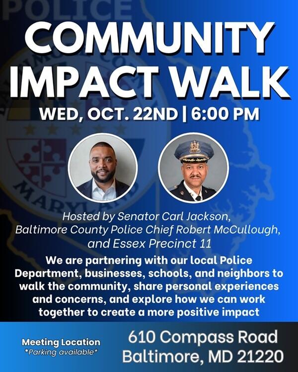 Senator Carl Jackson, Police Chief McCullough to host Community Impact ...