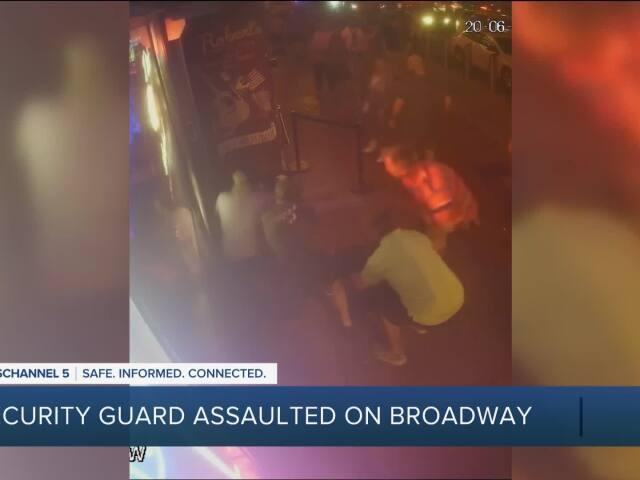 Security guard assaulted at Robert's Western World Thursday night