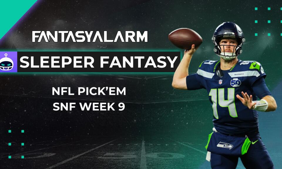 Sleeper Fantasy Football Picks for SNF, 11/2: Football Projections ...