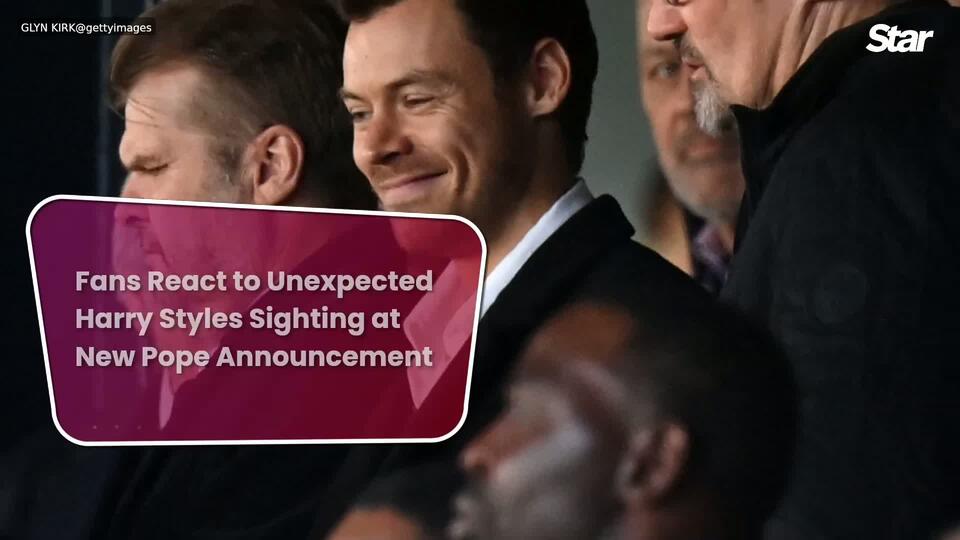 Fans React to Unexpected Harry Styles Sighting at New Pope Announcement ...