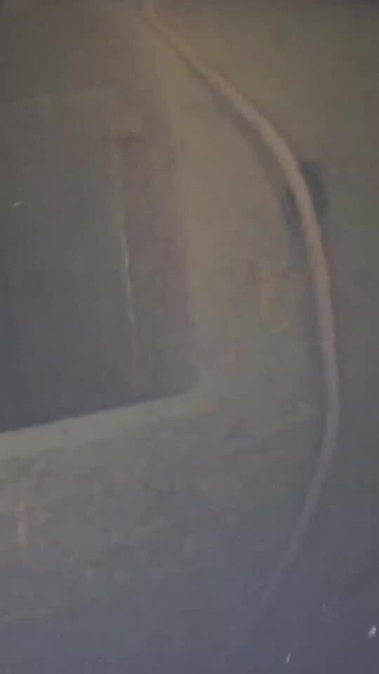 Newly released video shows the first underwater footage of the cargo ...