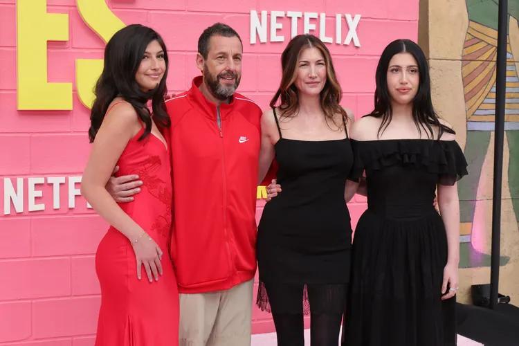 Adam and Jackie Sandler Coordinate With Daughters Sunny, 17, and Sadie ...