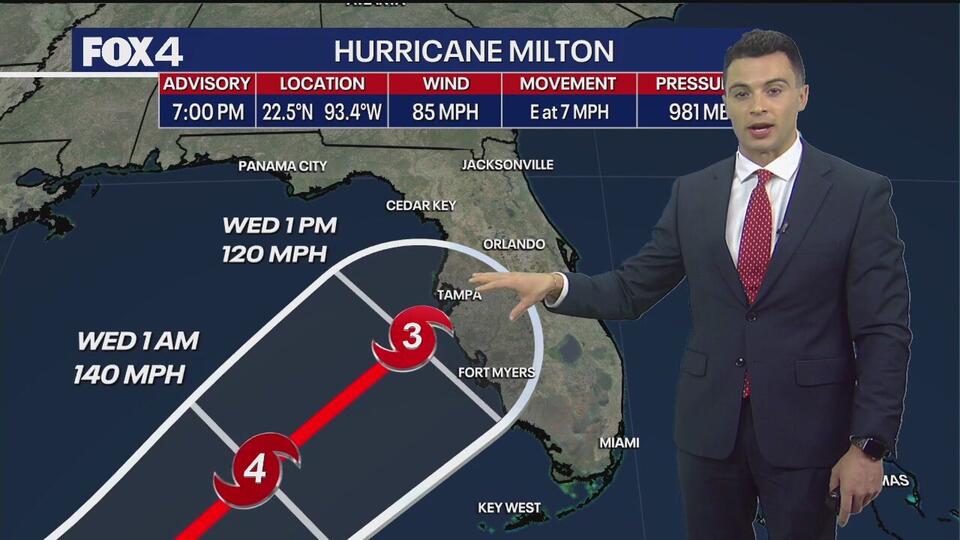 Hurricane Milton: Evacuation orders expected Monday - NewsBreak