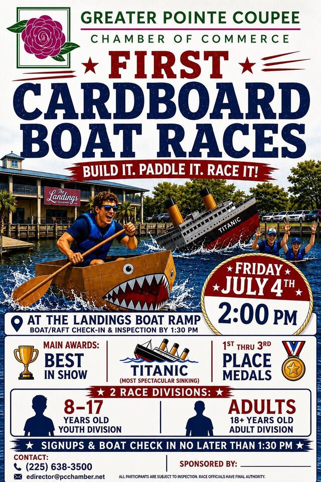 Cardboard Boat Races set for July 4 on False River - NewsBreak