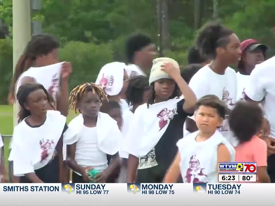 Isaiah Crowell hosts annual youth football camp at Shirley B. Winston Park