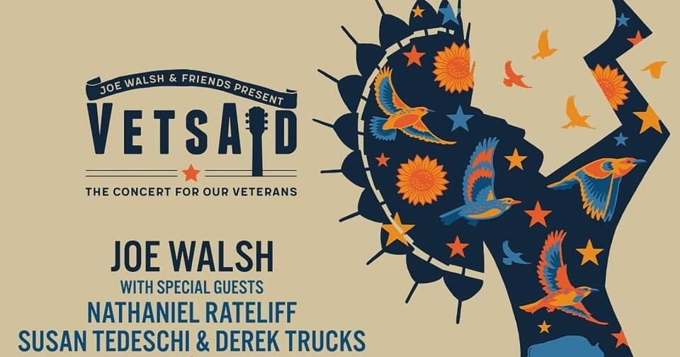 Joe Walsh Details Ninth Annual VetAid with Vince Gill, Susan Tedeschi ...