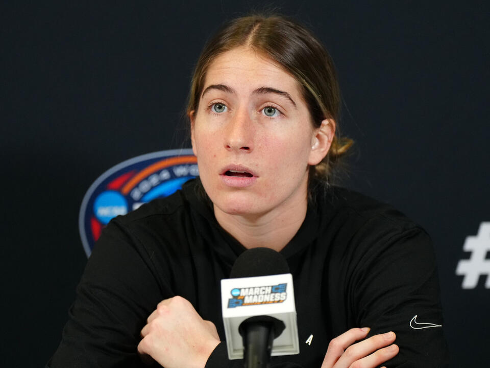 Kate Martin's Insane Block In Aces-Mystics Leaves WNBA Fans In Awe