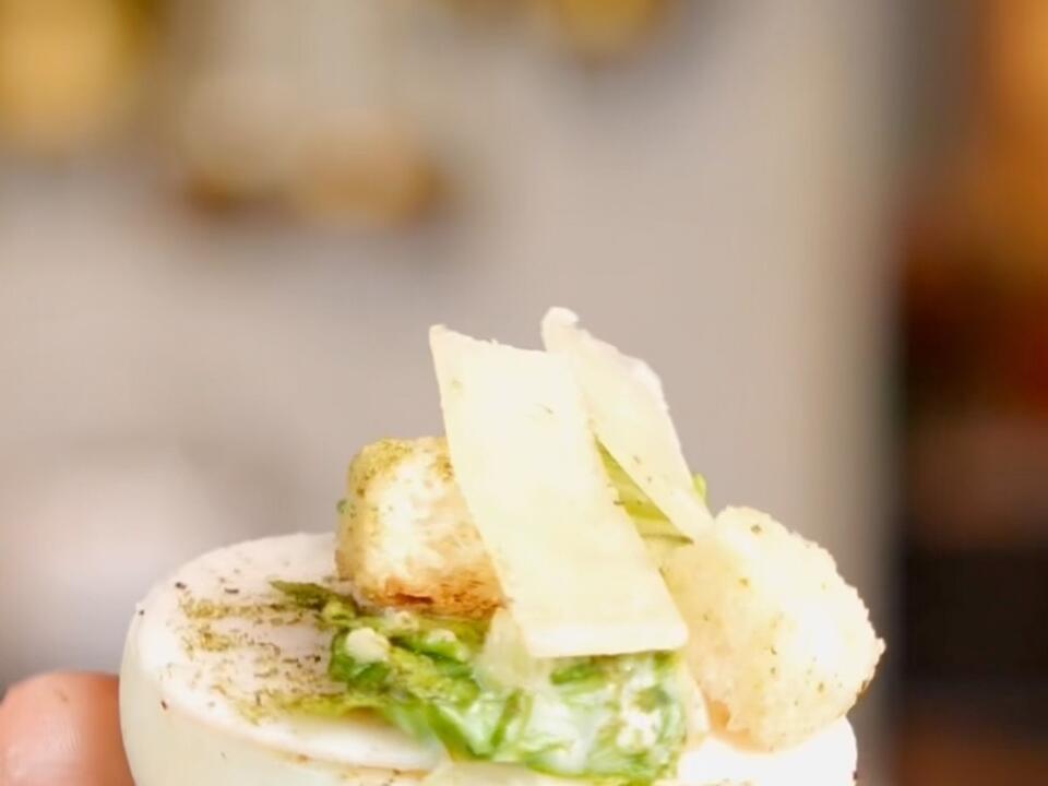 Caesar Salad Eggs