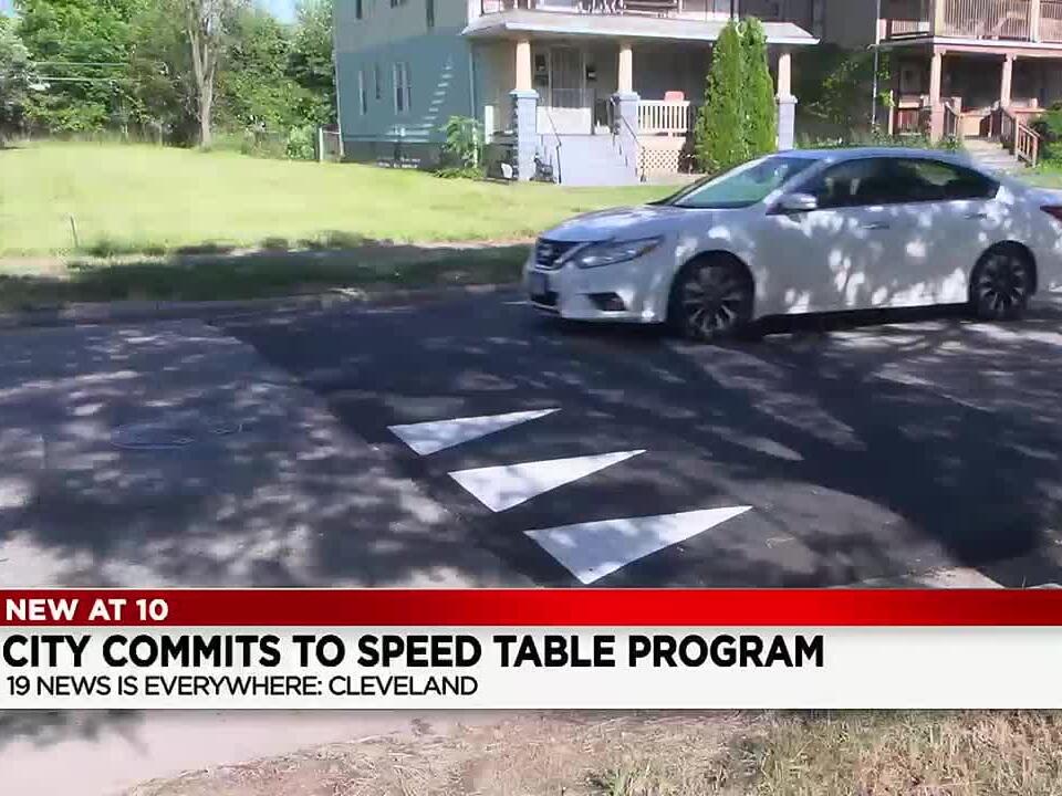 City of Cleveland committed to installing 100 more speed tables