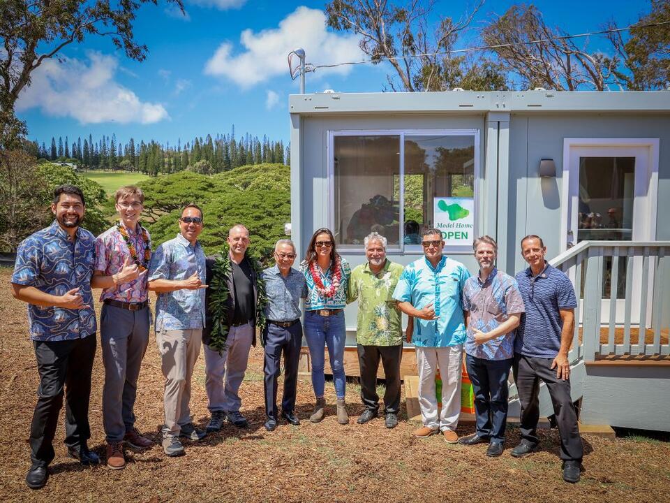 Kapalua Village opens with 50 temporary modular homes for wildfire ...