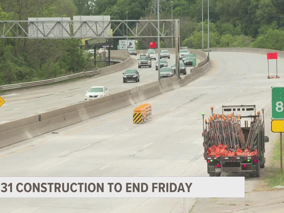 US-131 construction to end Friday, but the headache isn't over yet