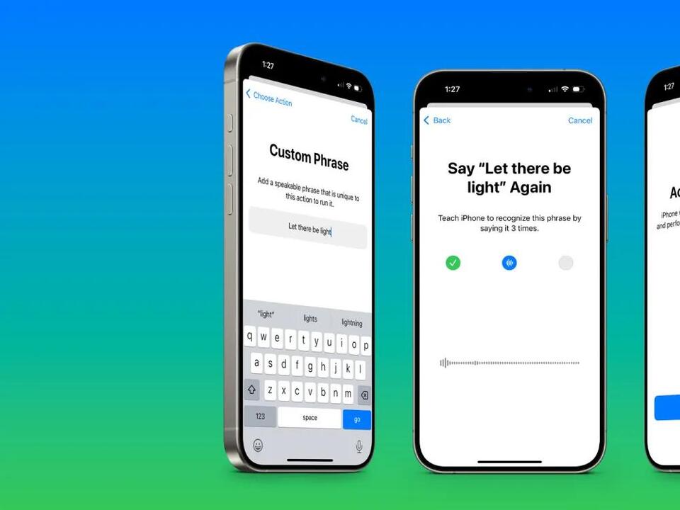 iOS 18 can perform actions based on any voice command you set, even ...