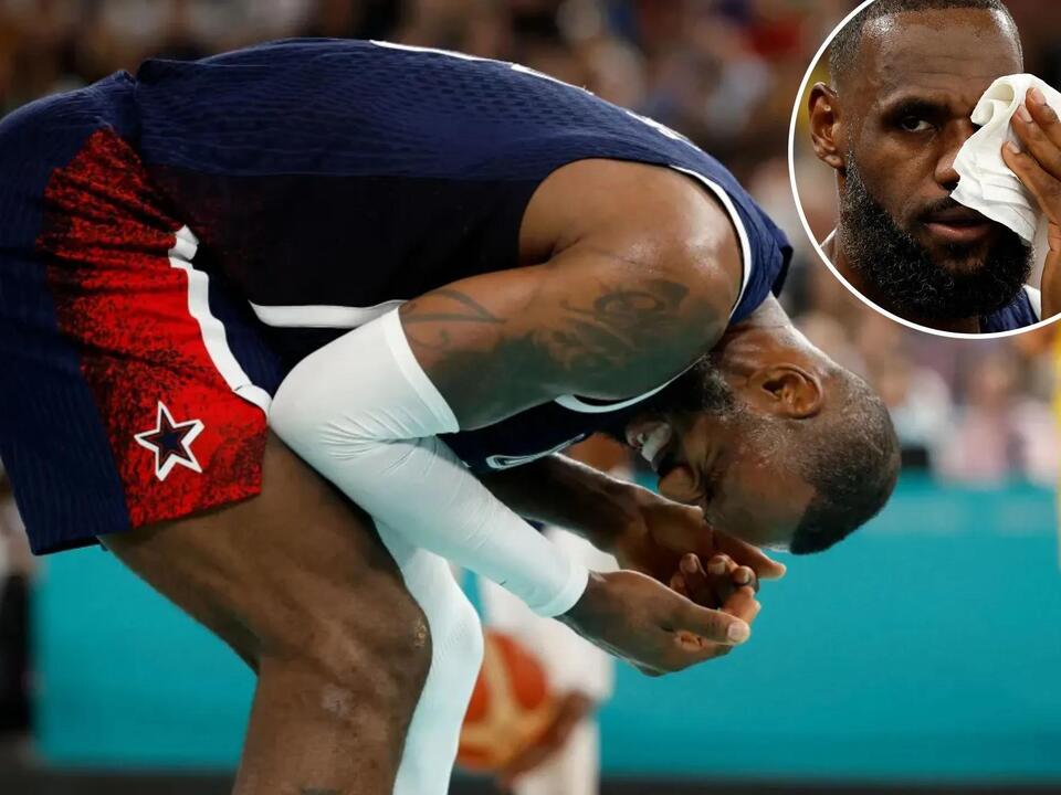 LeBron James gets four stitches after taking nasty elbow in USA’s win ...